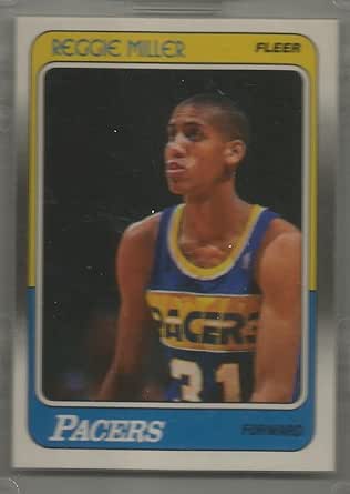Amazon.com: 1988-89 Fleer Basketball Reggie Miller Rookie Card # 57 ...