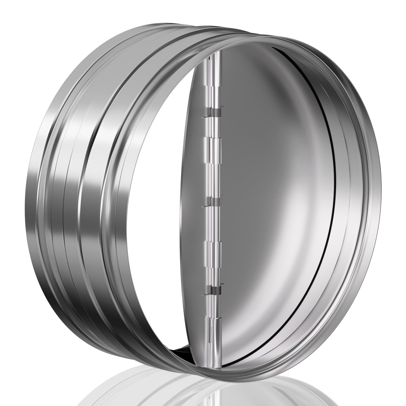 [Upgraded] Hon&Guan 8 Inch Duct Backdraft Damper, Draft Blocker One-Way ...