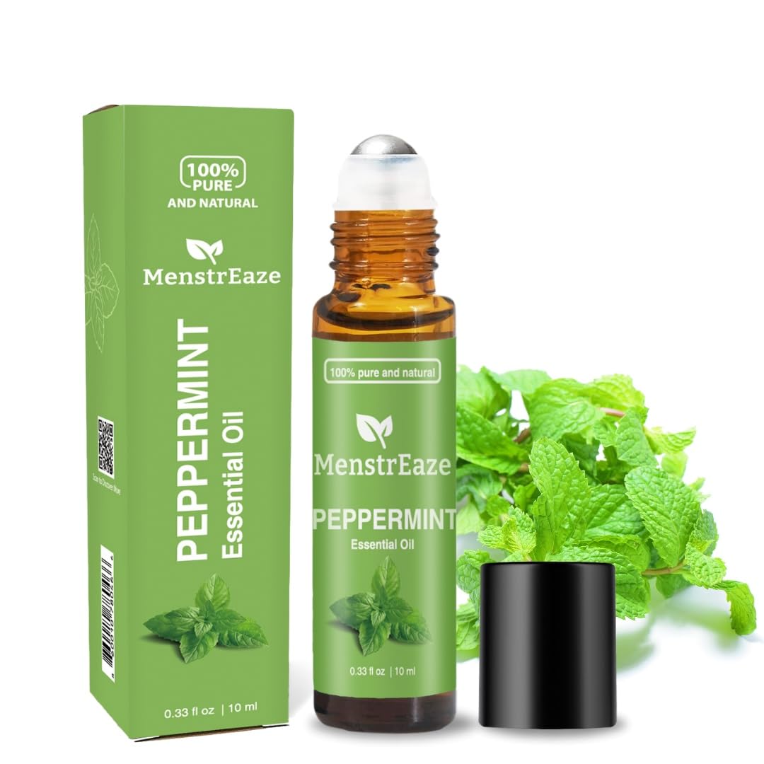 Amazon.com: Peppermint Essential Oil Roll On, Migraine & Headache Support, High Potency, Mentha ...