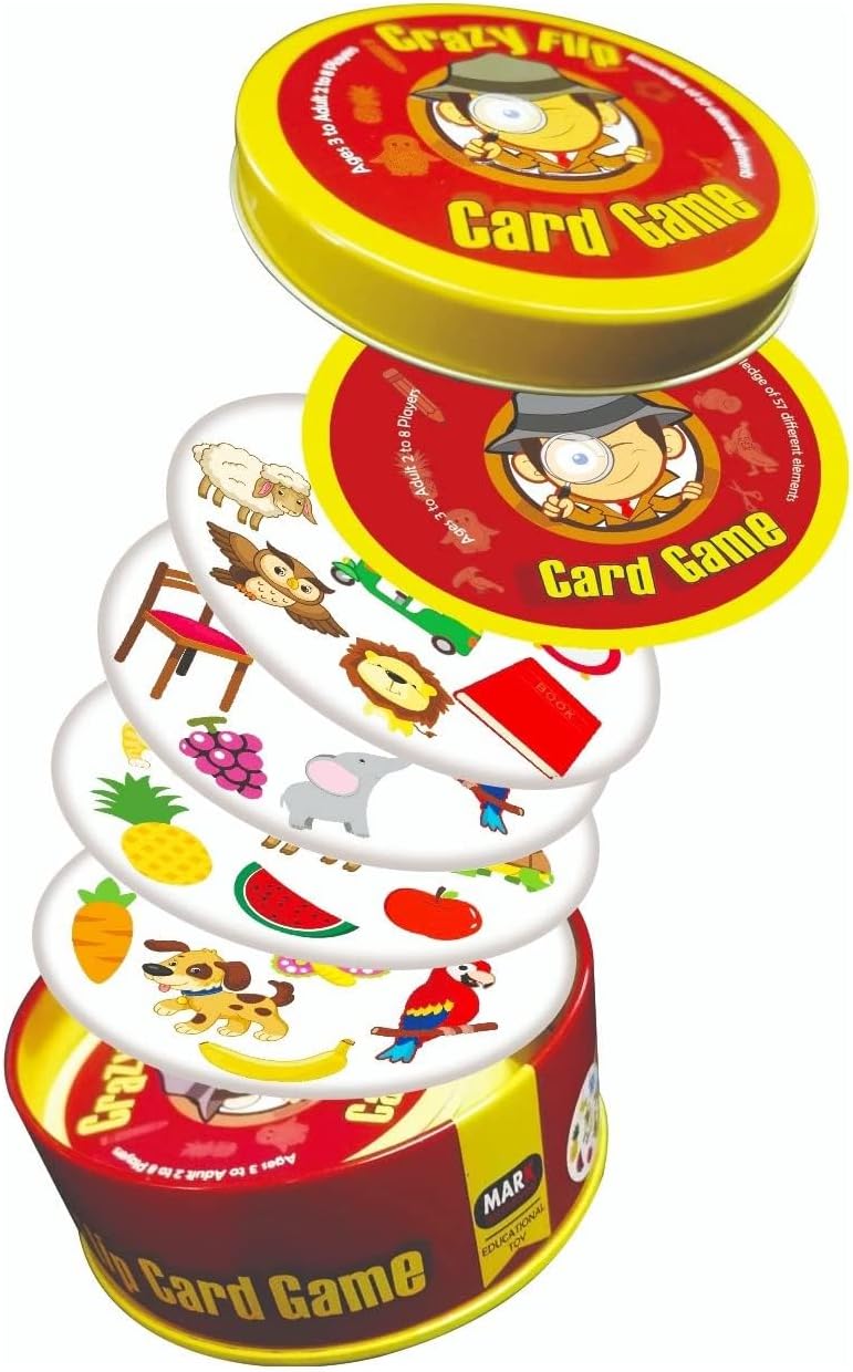 Metro Toys & Gift Crazy flip Card Game - Find It First Card Game for ...