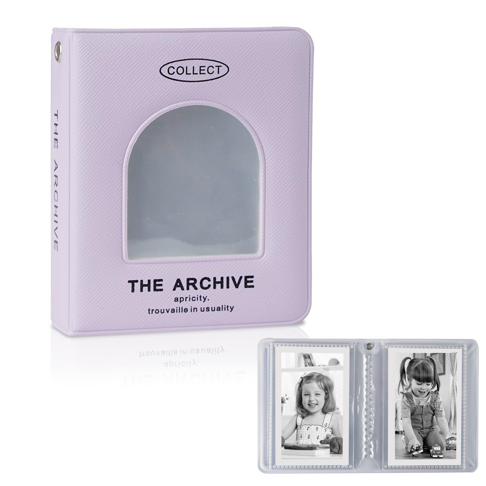 Amazon.com: Mini Photo Album,3 Inch Small Photo Album Portable Wallet ...