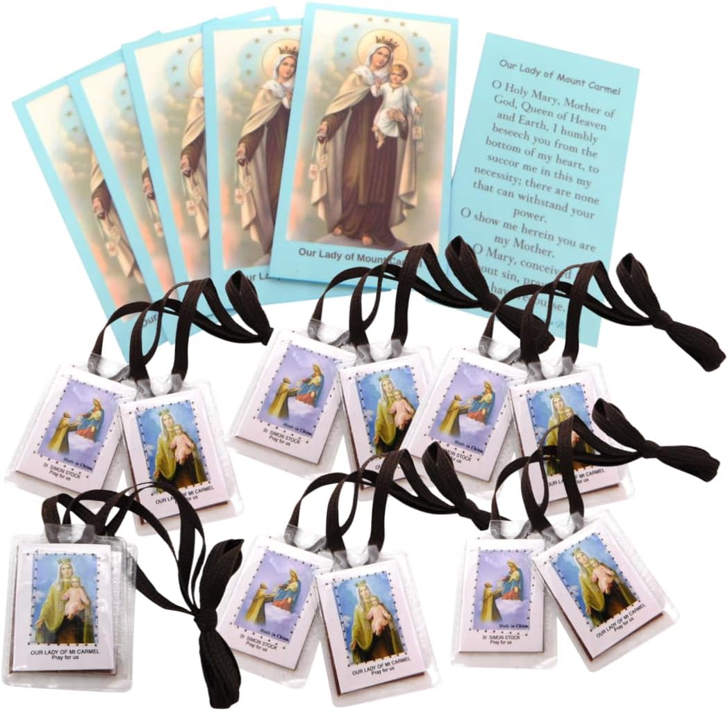 Amazon.com: Westmon Works Scapular and Holy Card Set Bulk Classroom ...
