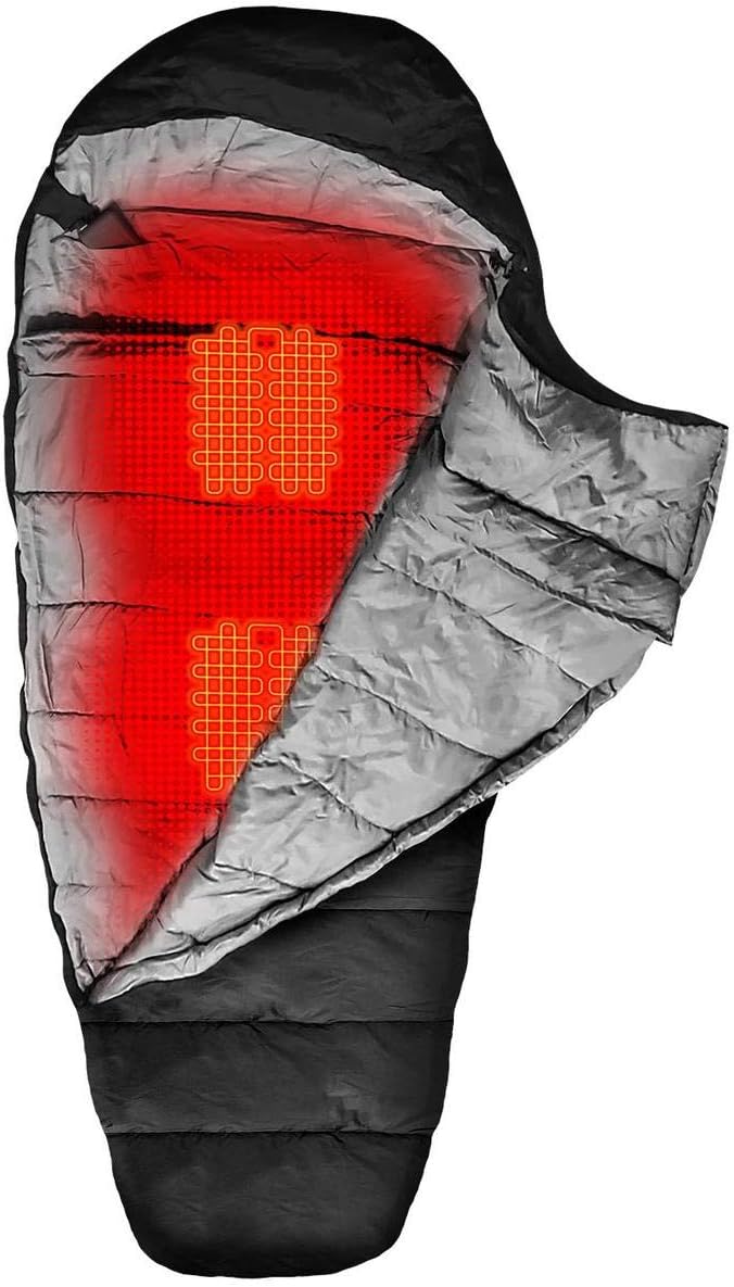 Amazon.com : ActionHeat Electric Heated Sleeping Bag for Adults ...
