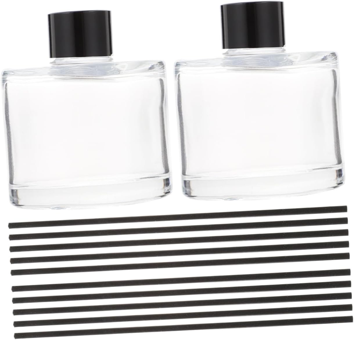 Amazon.com: DECORNIJIA Clear Glass Aromatherapy Diffuser Bottle with ...