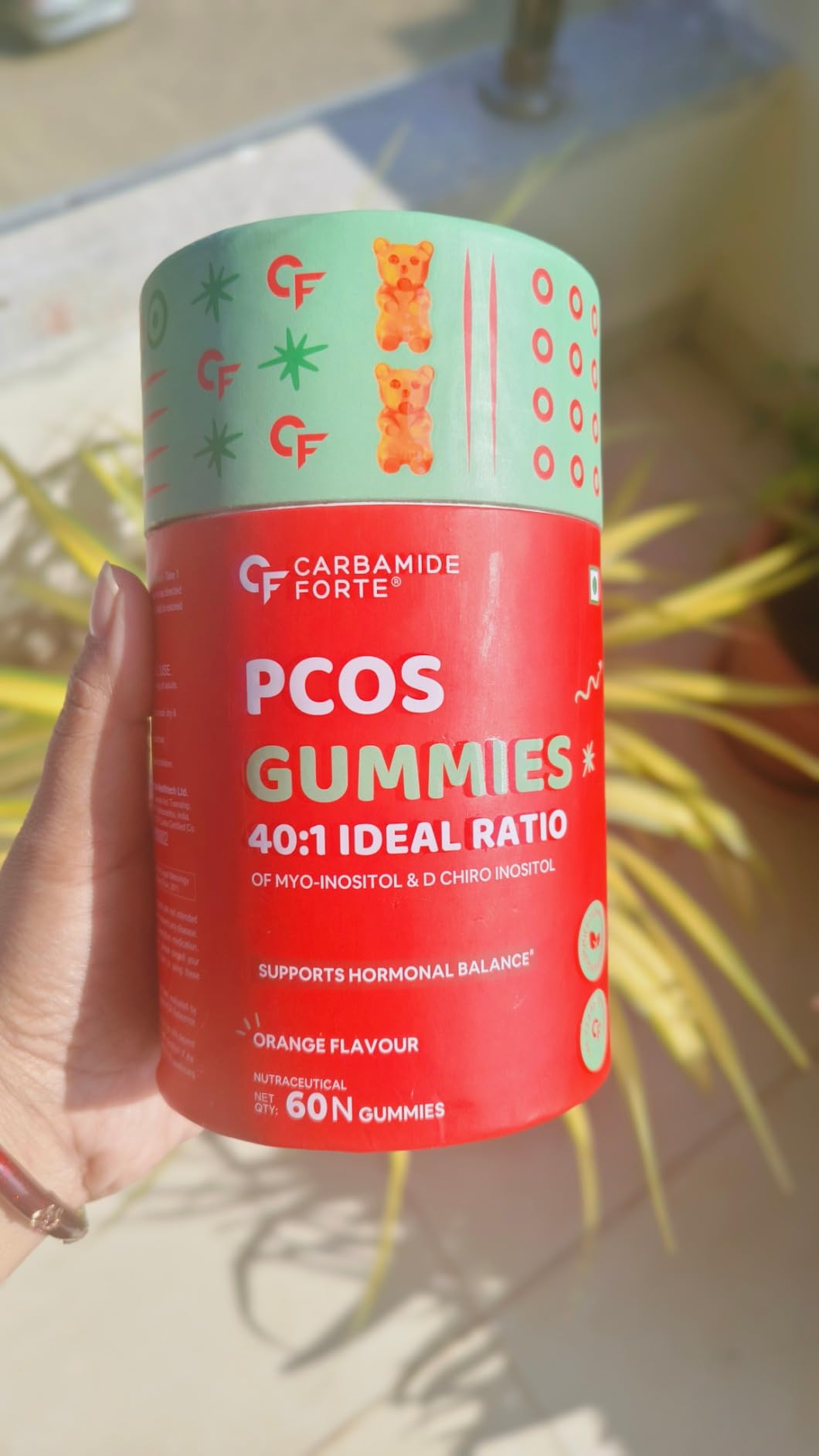 Carbamide Forte PCOS Supplements for Women with 40:1 Ratio of Myo Inos