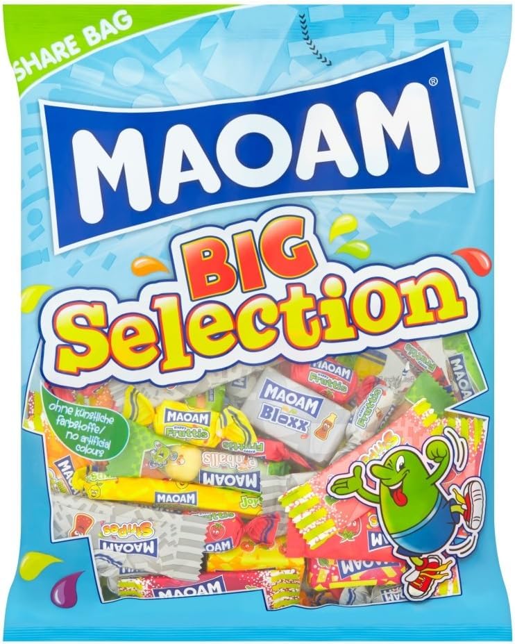 ESSENTIAL PRODUCTS Maoam Big Selection Share Bag 550g | Fruit and Cola ...
