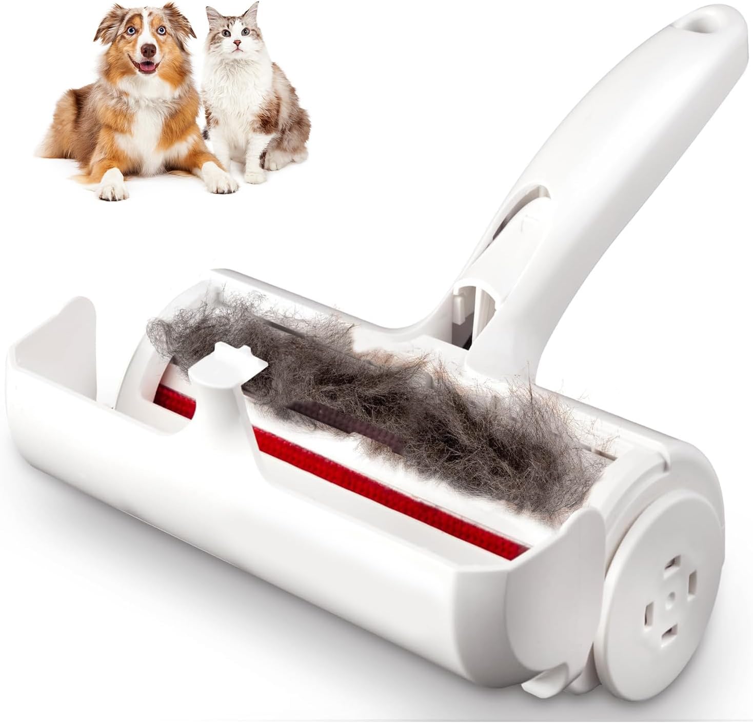 Pet Hair Remover Roller Reusable Cat & Dog Hair Remover Brush Animal ...
