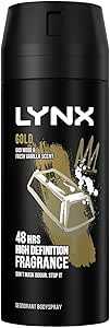 Lynx Gold Oud Wood & Dark Vanilla Deodorant Bodyspray - 150ml : Amazon ...