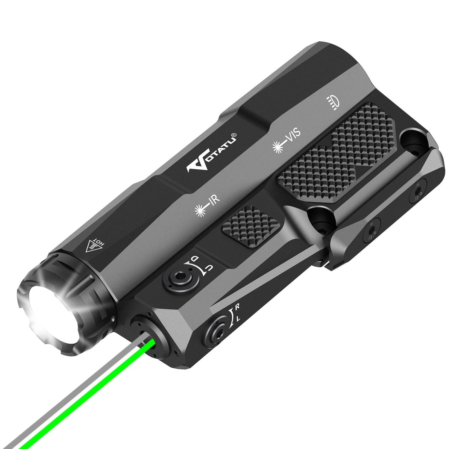 Snapklik.com : VOTATU MDL-IG 3000 Lumens Tactical Flashlight Laser ...