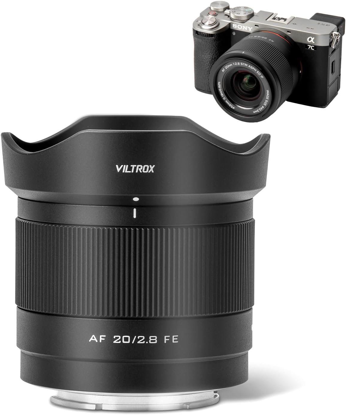 Amazon.com : VILTROX FE 20mm f2.8,Full Frame E-Mount AF Lens for Sony e ...