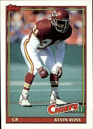 Amazon.com: 1991 Topps Football #152 Kevin Ross Kansas City Chiefs ...