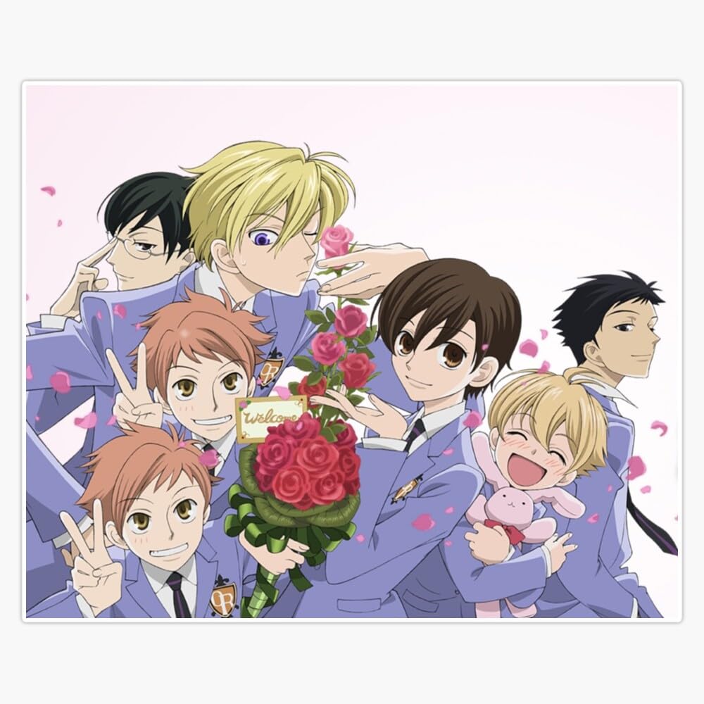 Amazon.com: Ouran High School Host Club Sticker Vinyl Waterproof ...