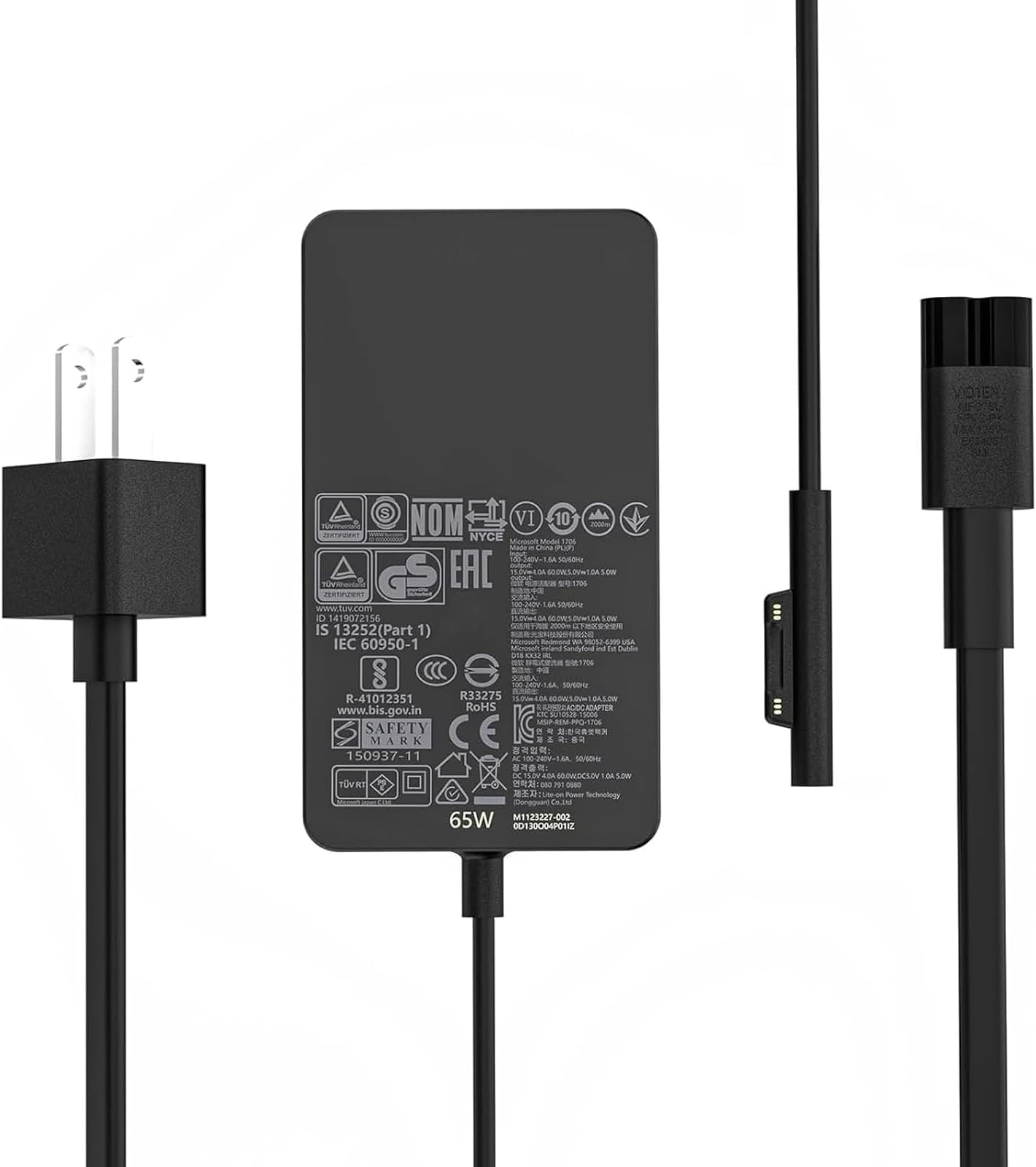 Amazon.com: 65W 44W 39W 1706 Charger Fit for Microsoft Surface Pro 9 8 ...