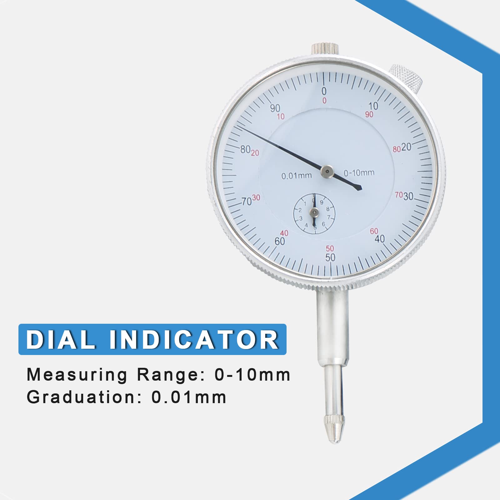 DASBET 110Lbs Magnetic Base with Fine Adjustment, 0-10mm Range Dial ...