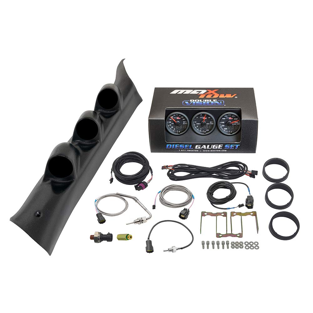 Amazon.com: MaxTow Diesel Gauge Package Compatible with Chevrolet ...