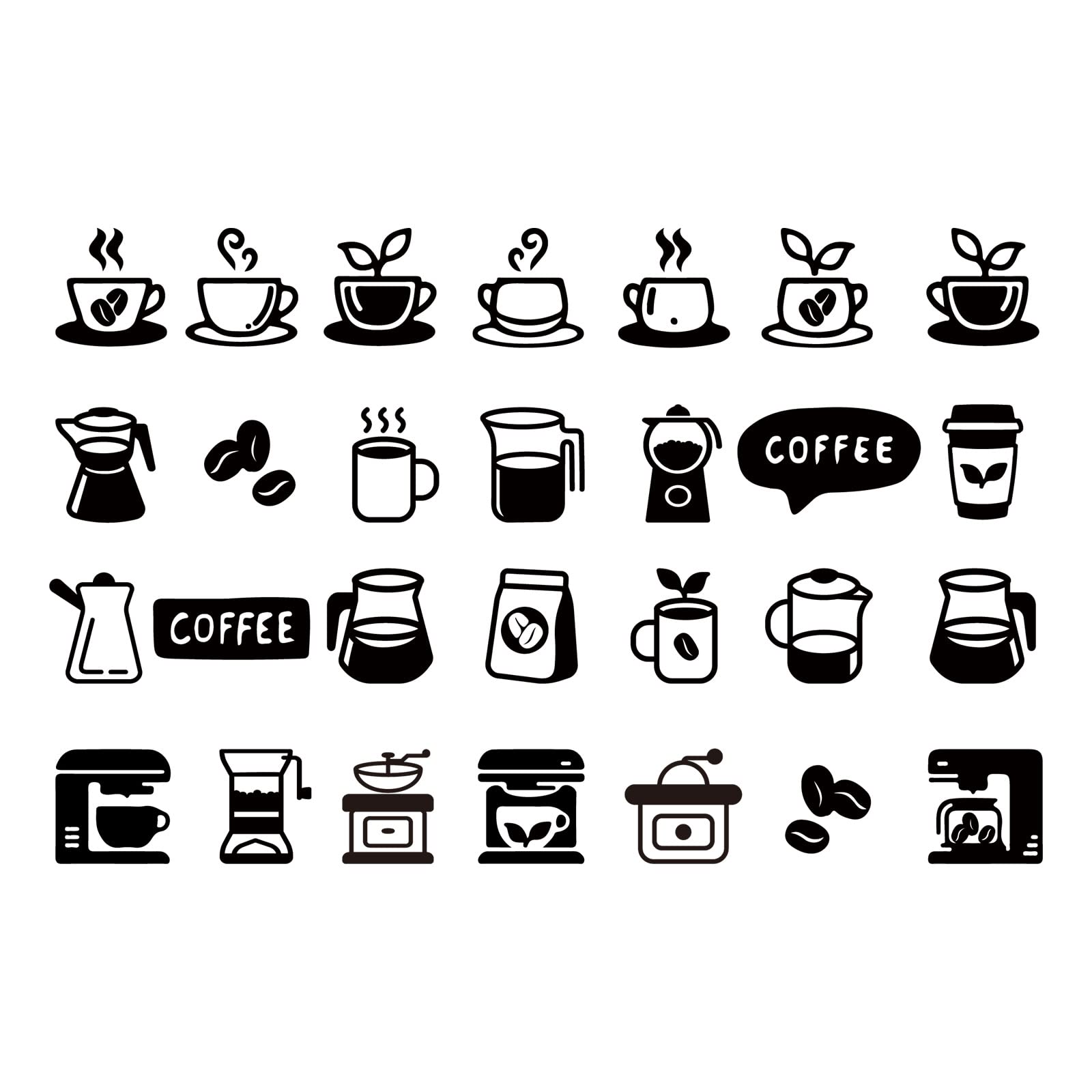Amazon.com: SUPERDANT Coffee Theme Wall Decals Decor Coffee Cup Coffee ...