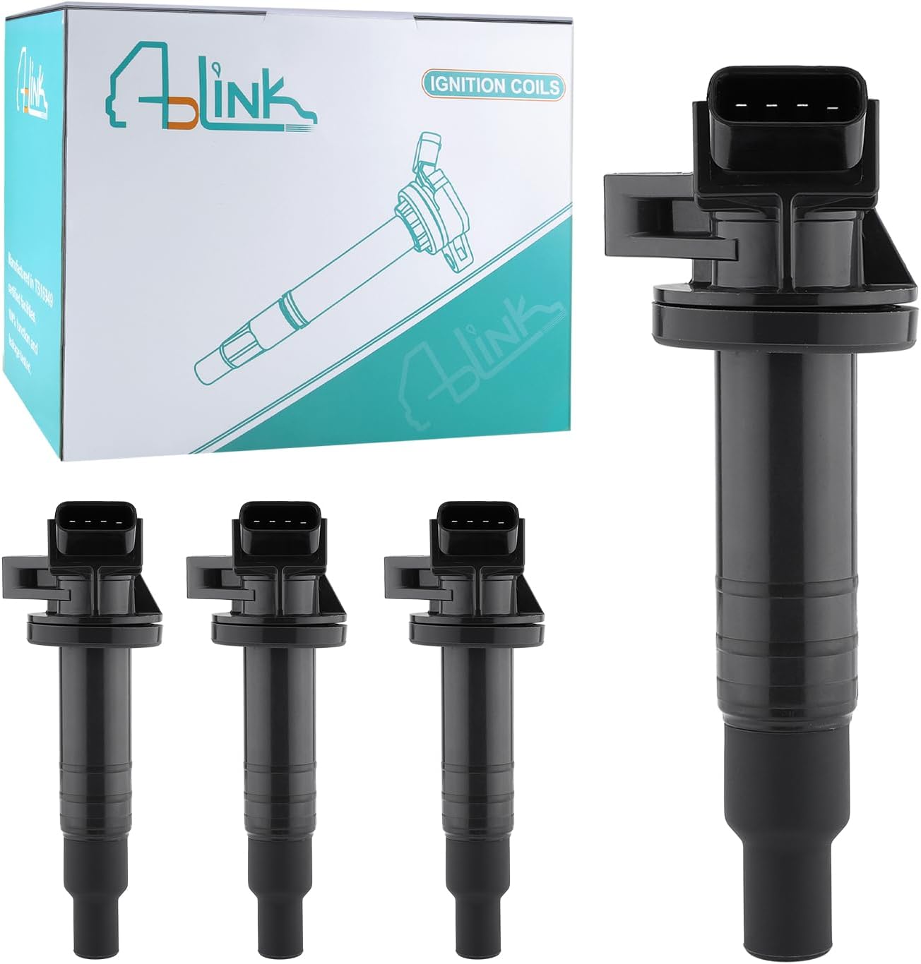 Amazon.com: YHTAUTO Set of 4 Ignition Coil Packs Replacement for Toyota ...
