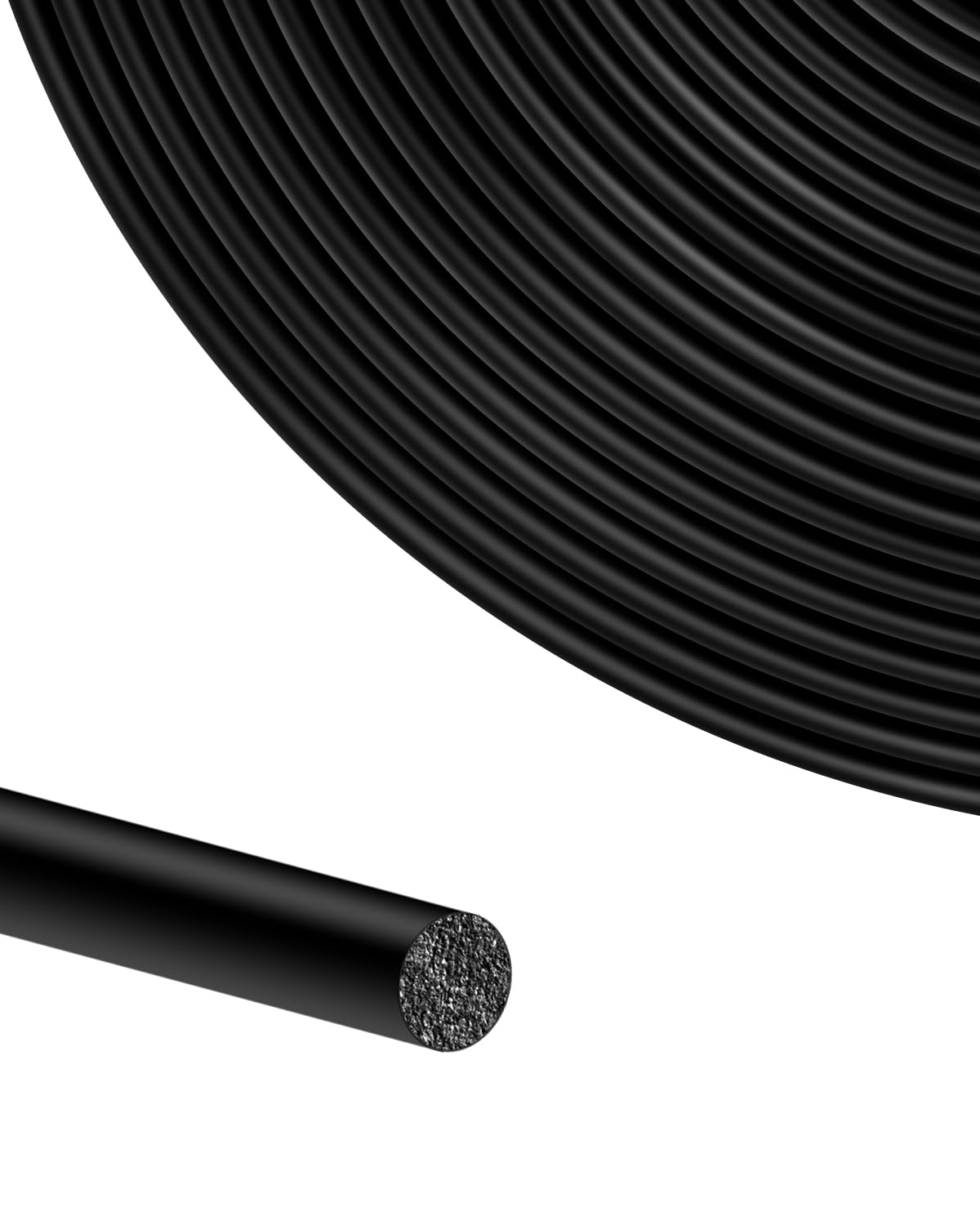 Snapklik.com : 20FT Backer Rod, Black Foam Rubber Caulk Saver For Gaps ...
