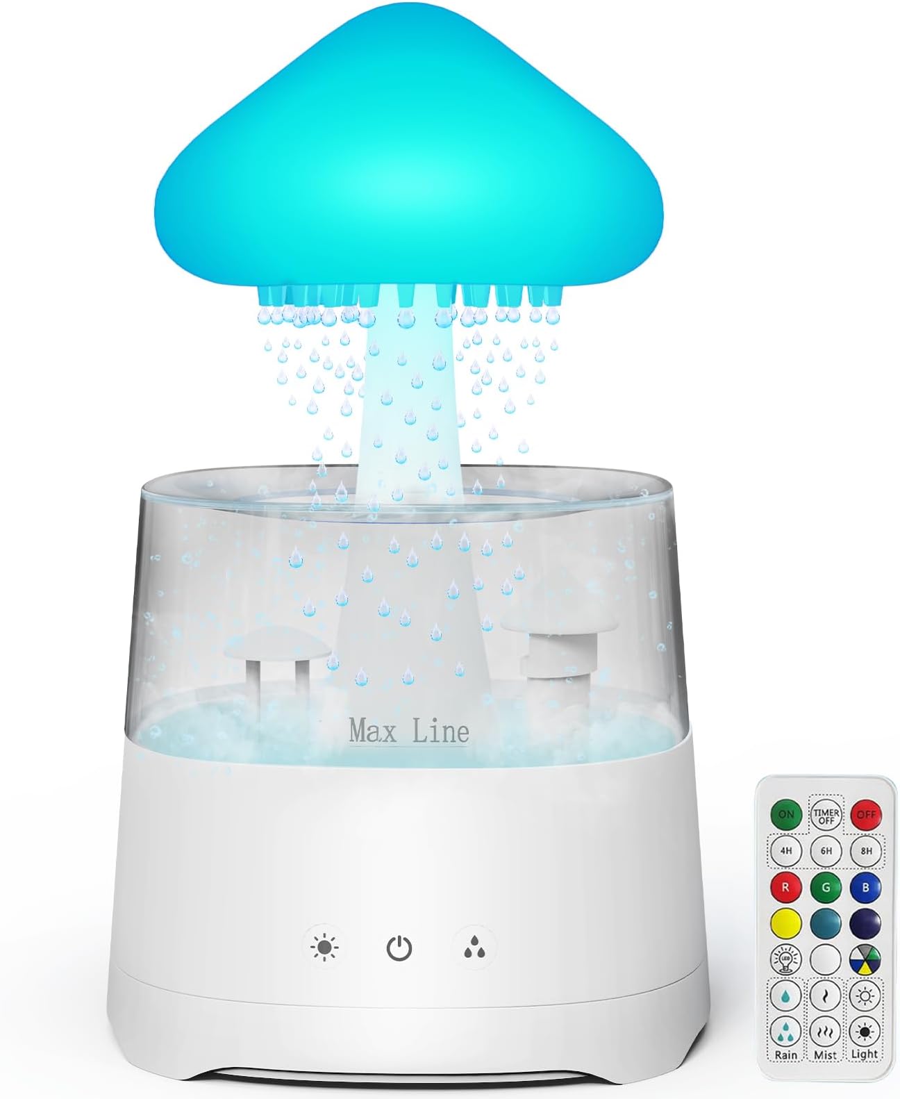 Amazon.com: Rain Cloud Humidifier Water Drip, Mushroom Humidifier ...
