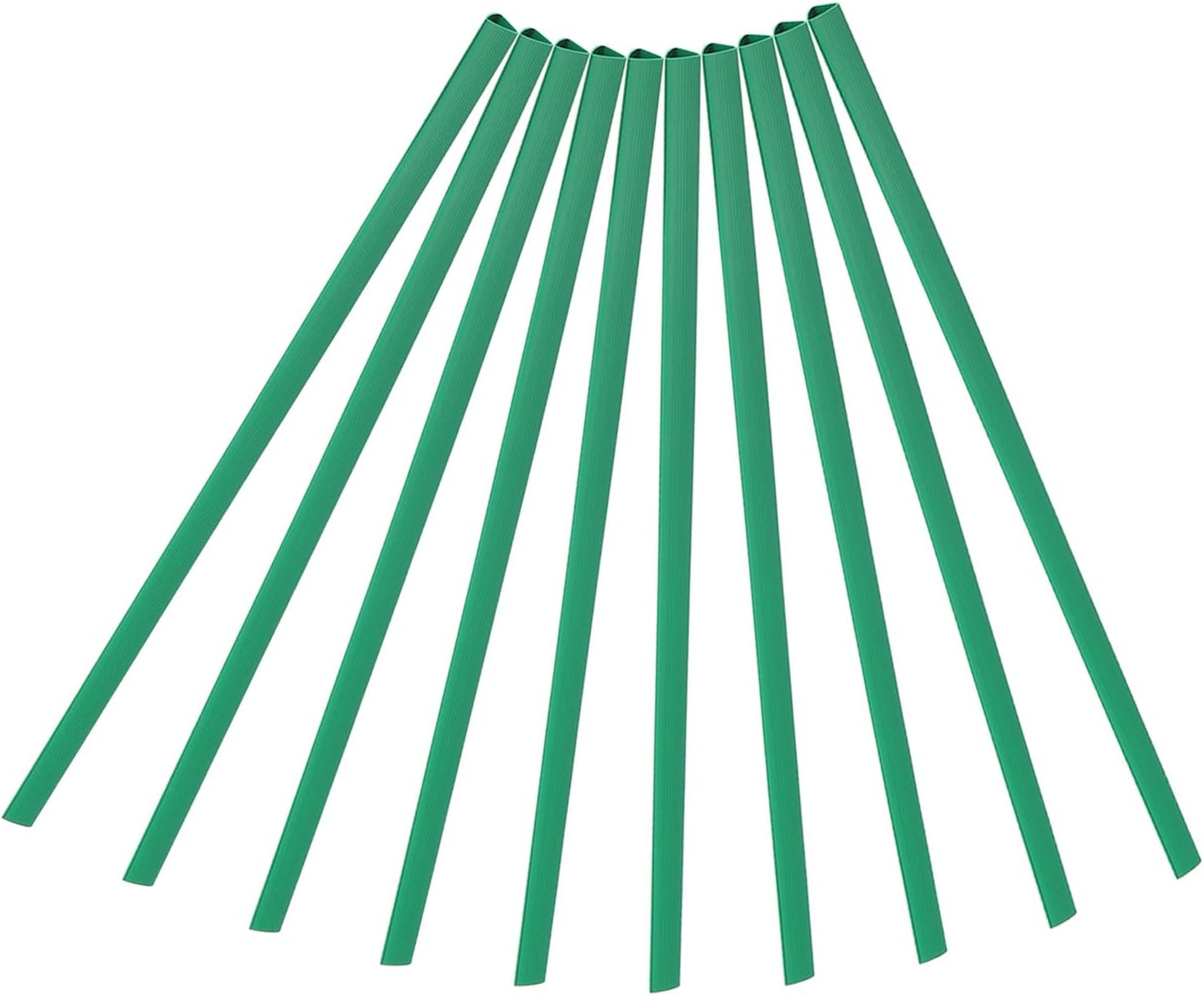 Amazon.com : PATIKIL 10mm Triangle Binding Bars, 10 Pcs Green Plastic ...