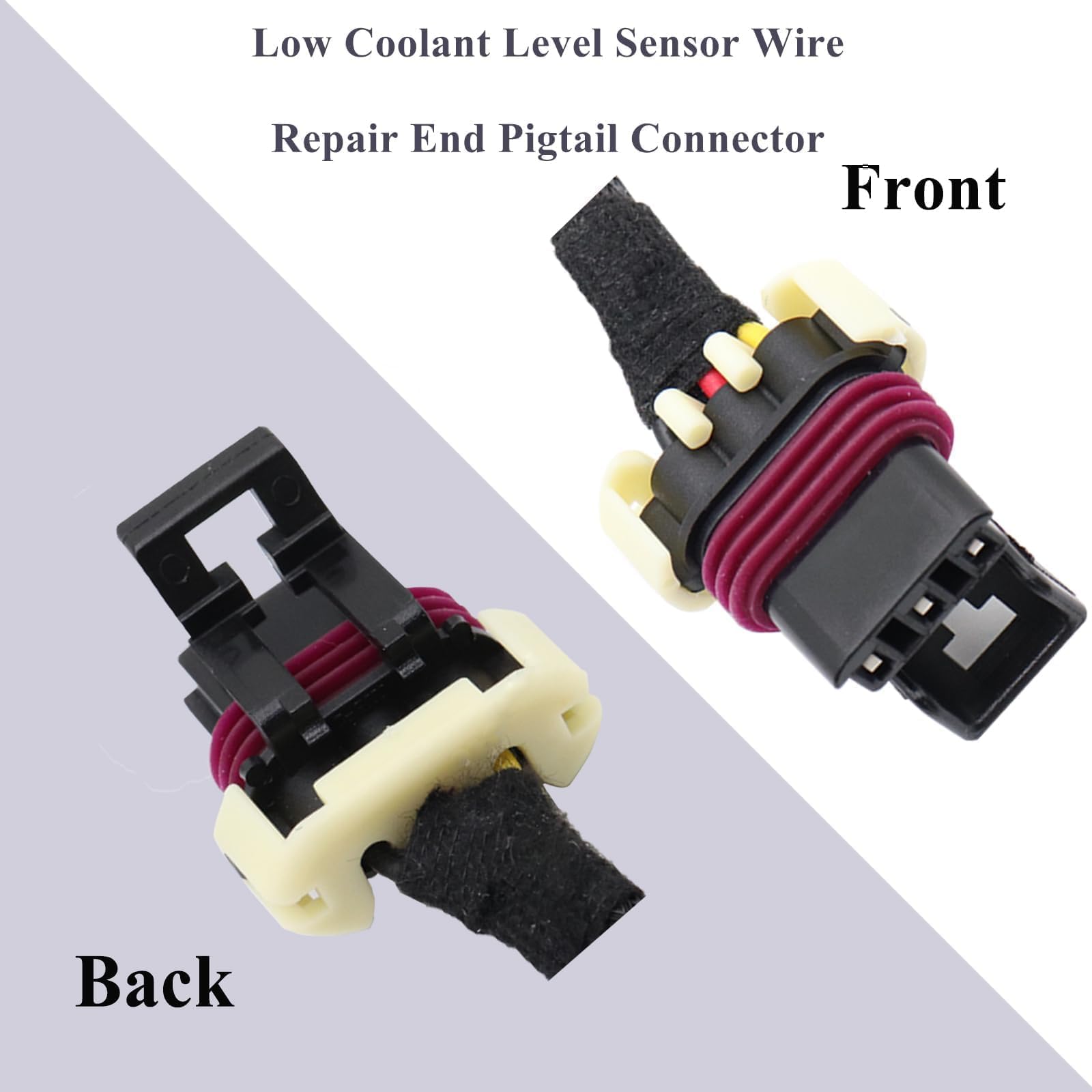 Snapklik.com : 3-Wire Low Coolant Level Sensor Wire Pigtail Repair End ...