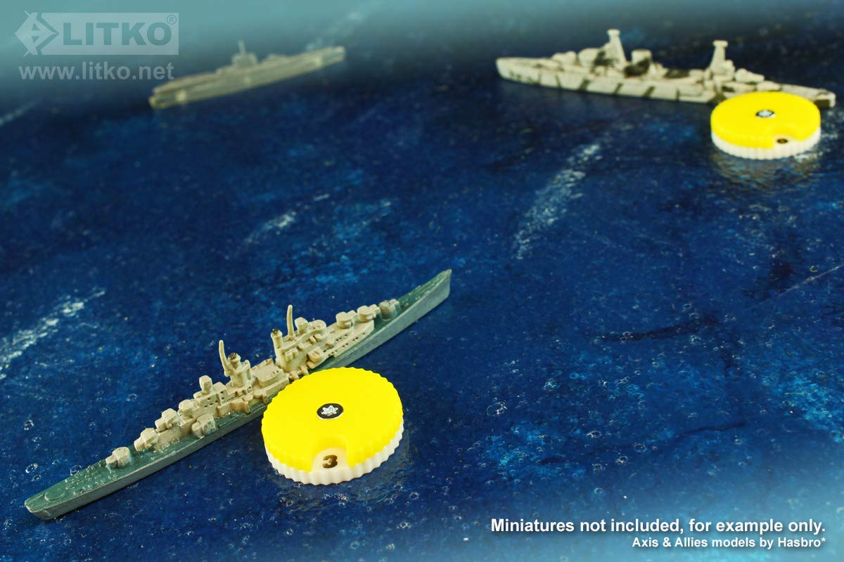 Snapklik.com : LITKO Circle Combat Dials Wound Tracker 0-10 Health ...