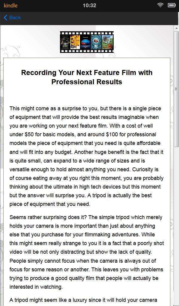Filmmaking Guide - FREE - App on the Amazon Appstore