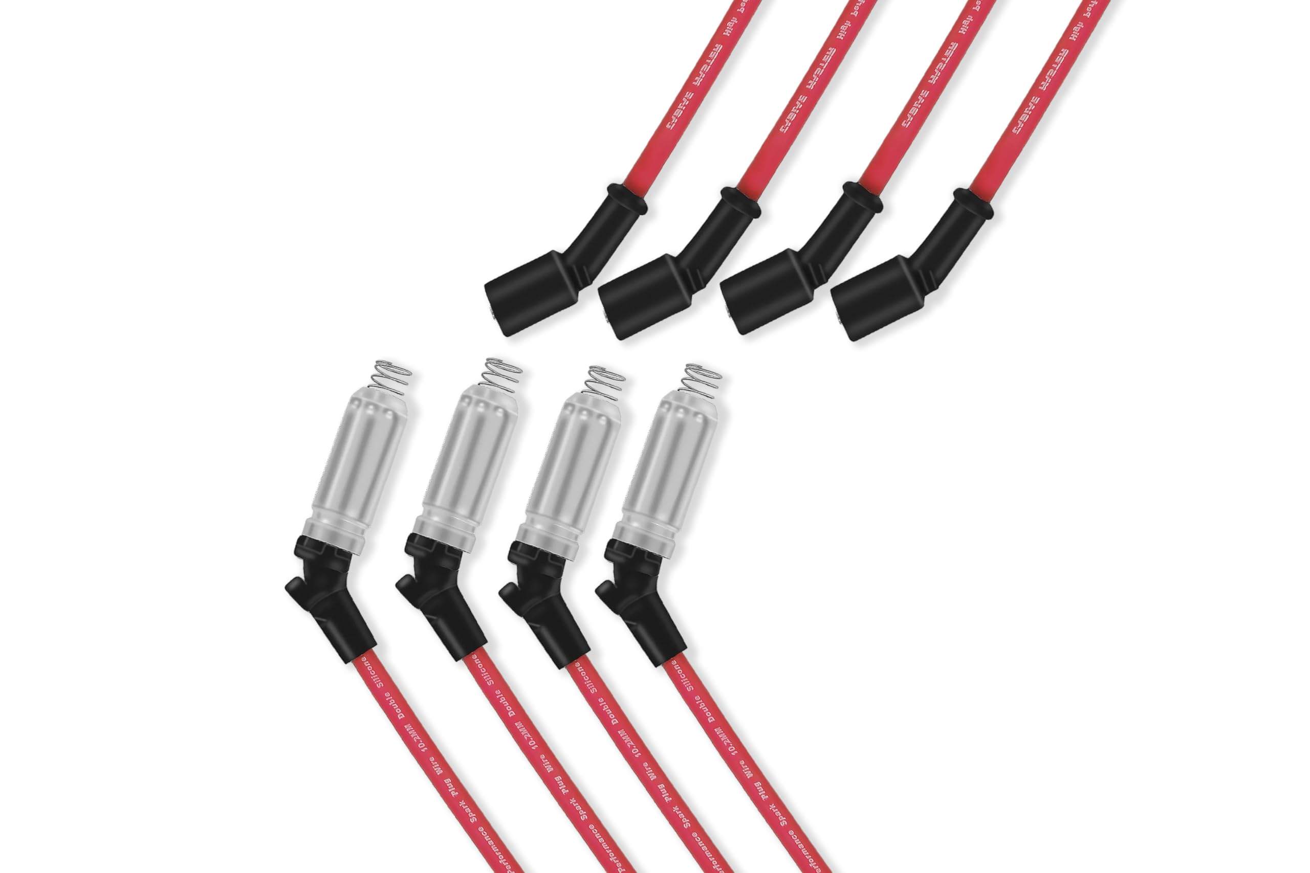 Msd Spark Plug Wires JDMSPEED Red Silicone Spark Plug Wires For 4.3L ...