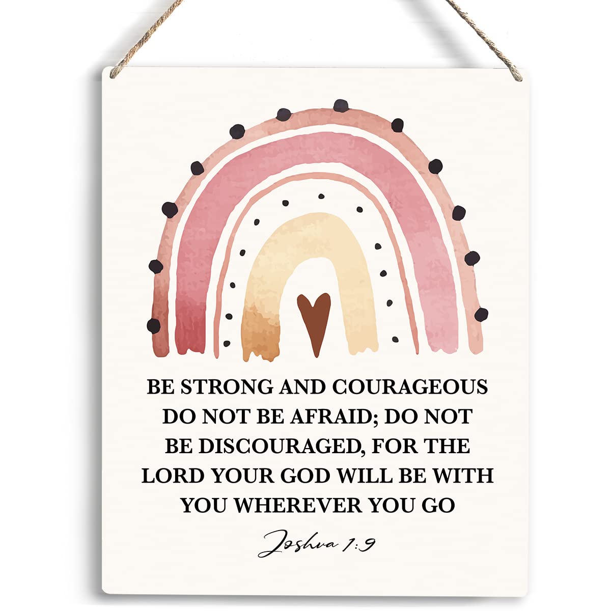 Snapklik.com : Inspirational Wall Art Be Strong And Courageous Do Not ...