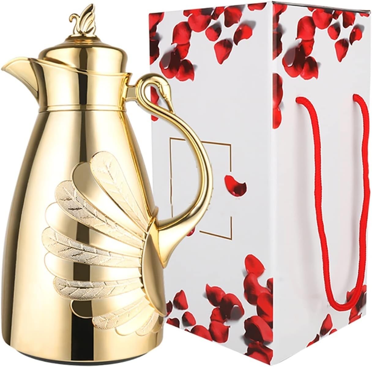 Amazon.com: WIGSELBL Thermal Coffee Carafe Server,1L Carafe Thermal ...