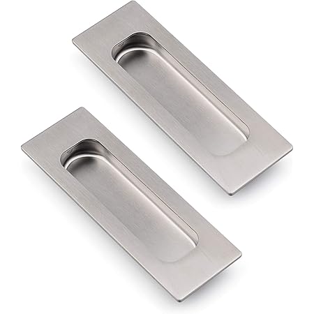 Amazon.com: Lpraer 2 Pack Flush Pulls for Sliding Doors 4.75"x1.6 ...