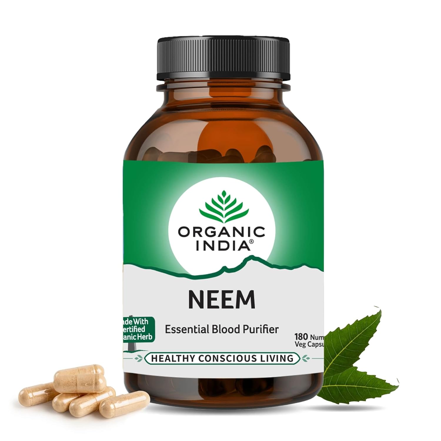 Buy A TATA Product - Organic India Neem Blood Purifier - 180 Veg ...