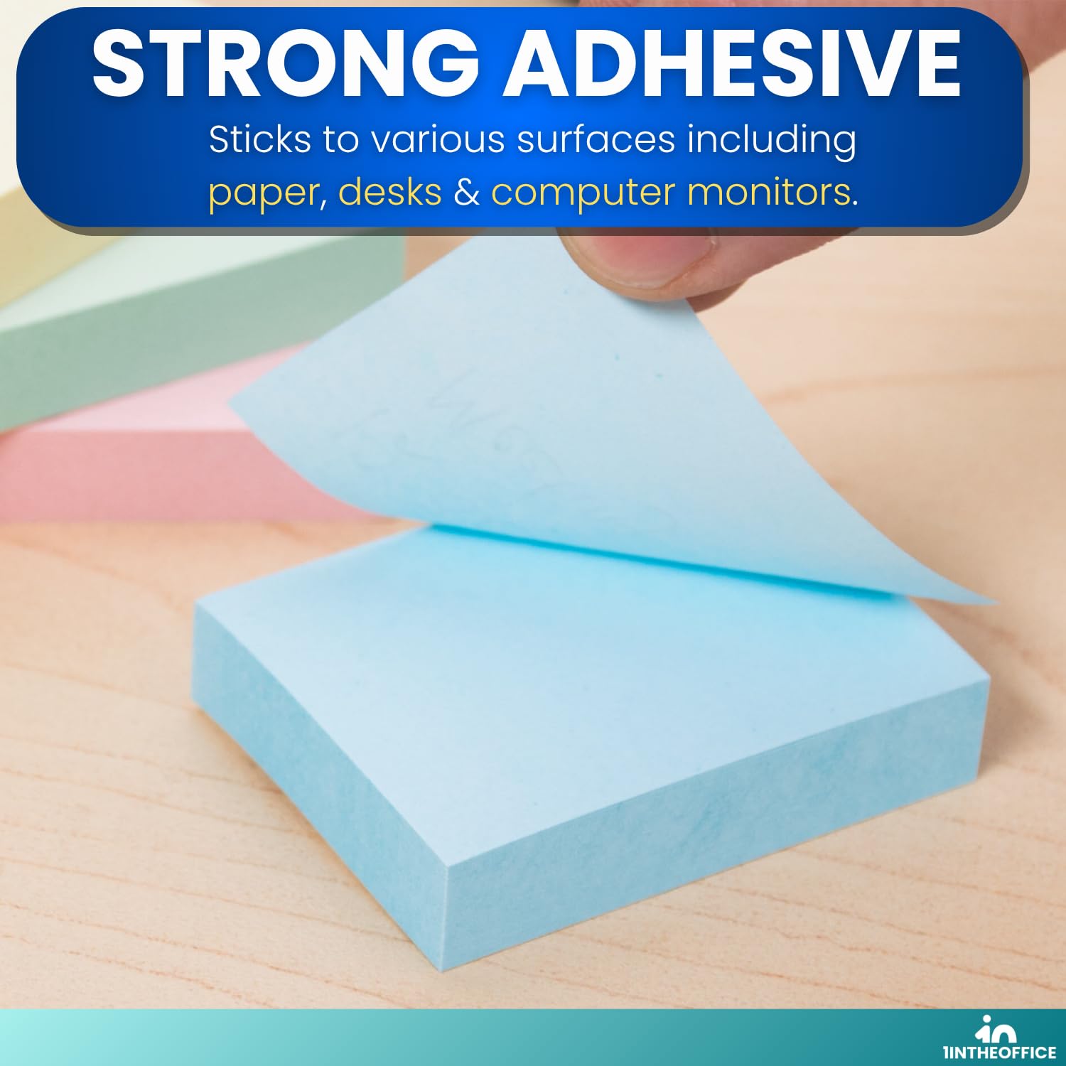 Snapklik.com : 1InTheOffice Small Sticky Notes 1.5 X 2
