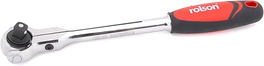 Rolson Tools 38484 1/4" Drive Swivel Head Ratchet Handle : Amazon.co.uk ...