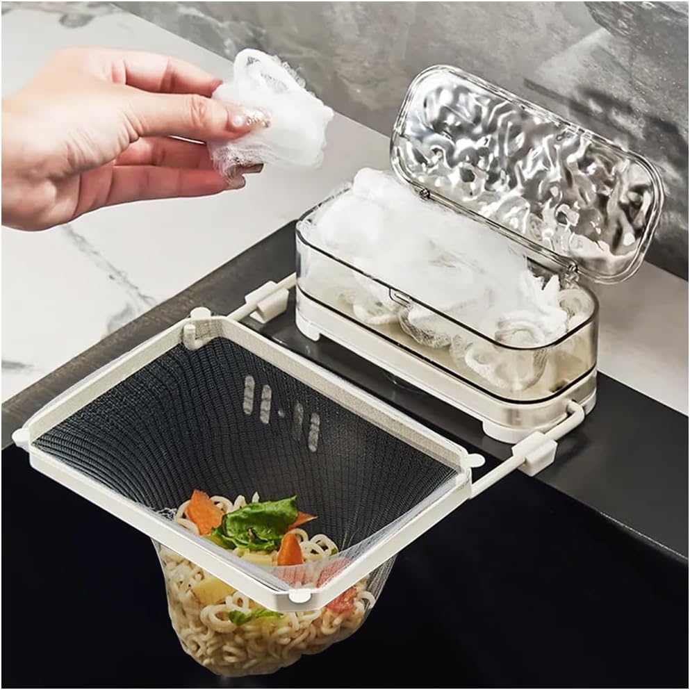 WAYUTO Kitchen Sink Strainer with 100 Disposable Filter Net Bag ...