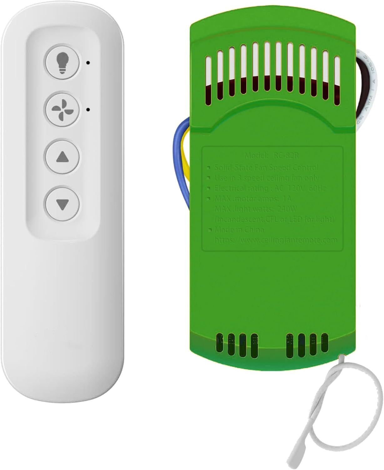 Amazon.com: Ceiling Fan Remote Control SR400 SR401 Replacement ...