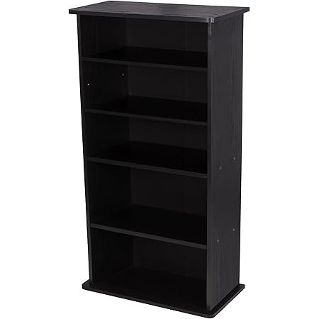 Amazon.com: Atlantic Oskar Adjustable Media Cabinet - Holds 464 CDs ...