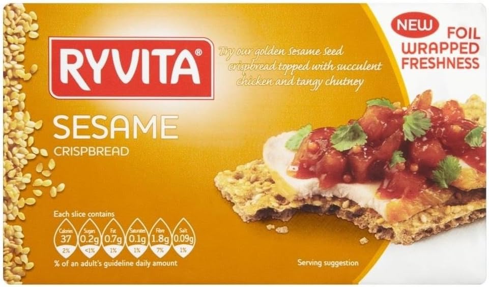 Amazon.com: Ryvita Sesame Rye Crispbread (250g) - Pack of 2