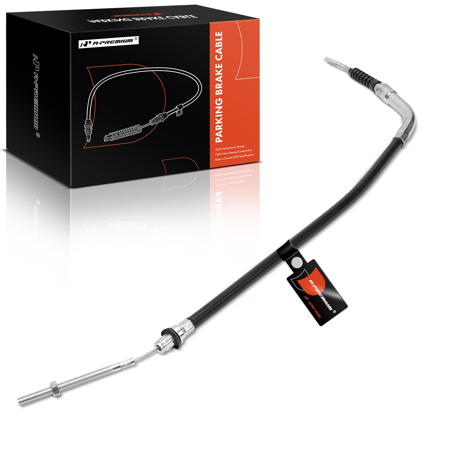 Amazon.com: A-Premium Rear Driver Side Parking Brake Cable Assembly ...