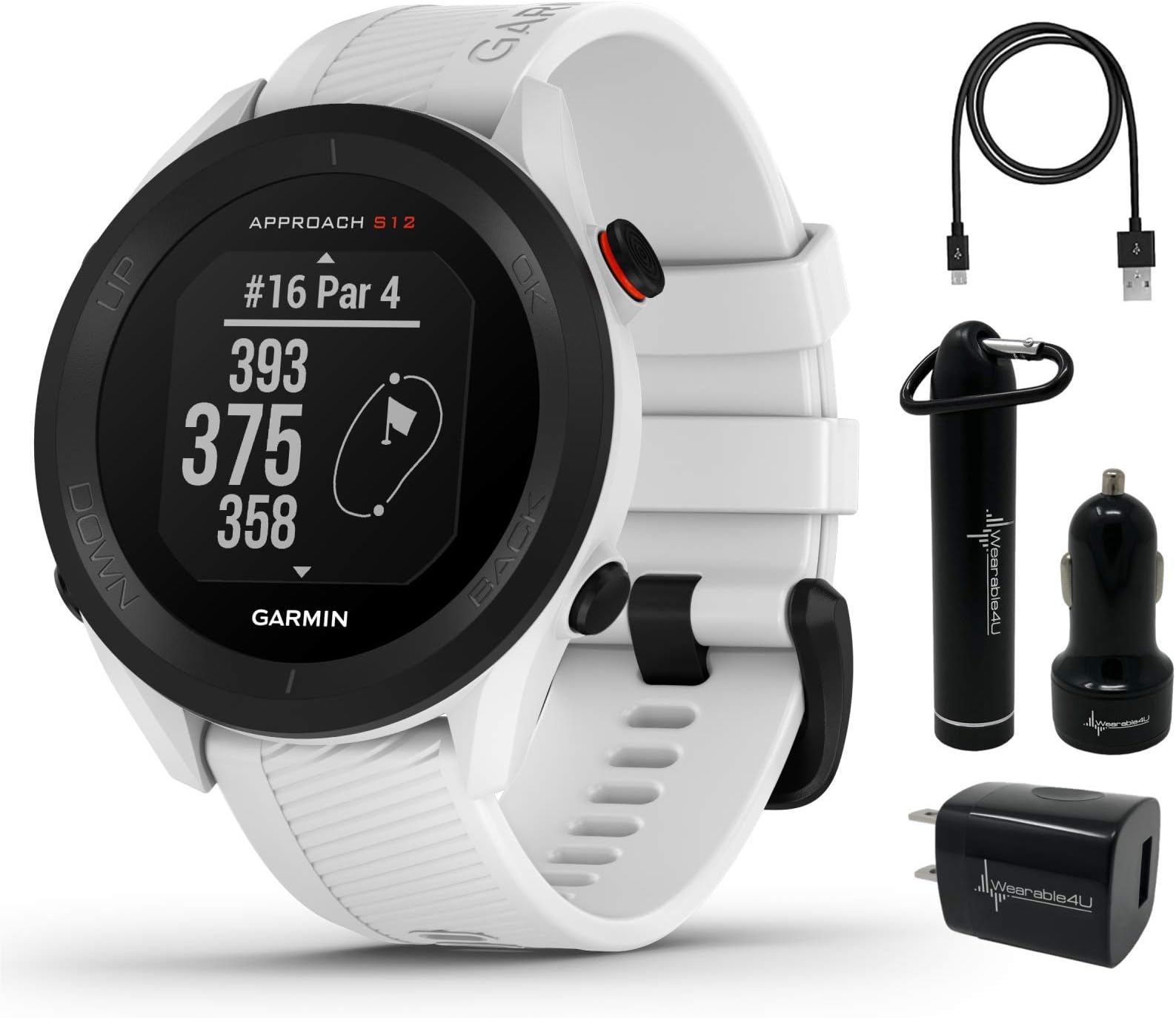 Amazon.com: Garmin Approach® S50, Advanced Golf GPS Smartwatch, AMOLED ...