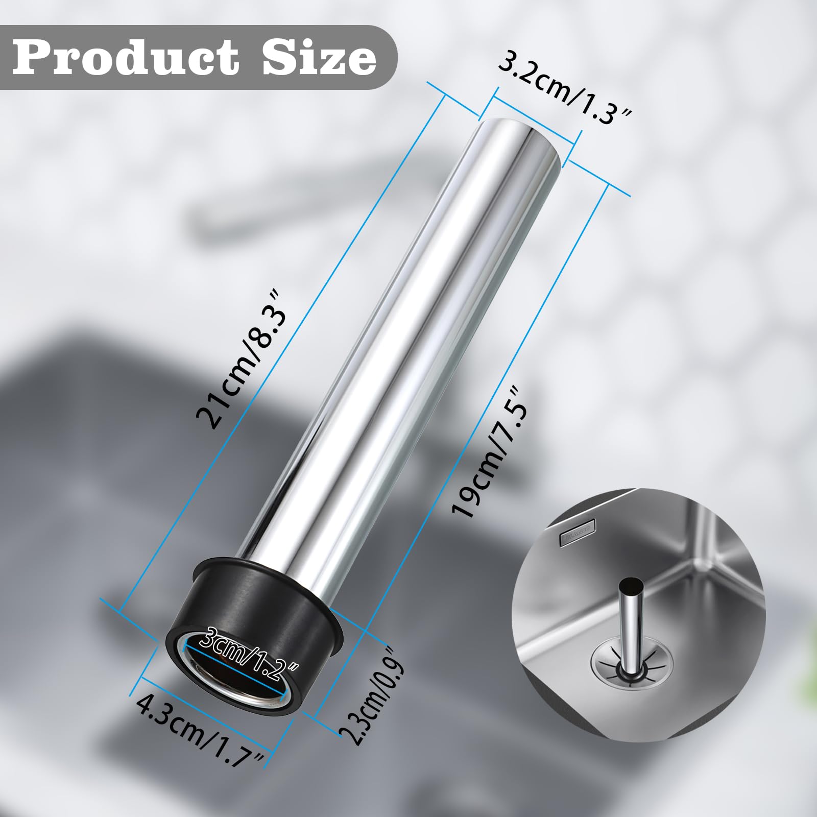 Bar Sink Overflow Pipes