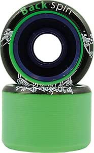 Amazon.com : Vanilla Backspin Scribble Skate Wheels - 91A Vanilla Quad ...