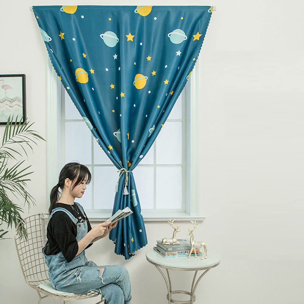 Velcro Curtains Solid Color Neutral Pink Beige Green Purple Red Gray