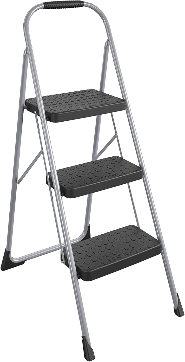 COSCO 3-Step Big Step, Steel Step Stool, Gray : Amazon.ca: Home