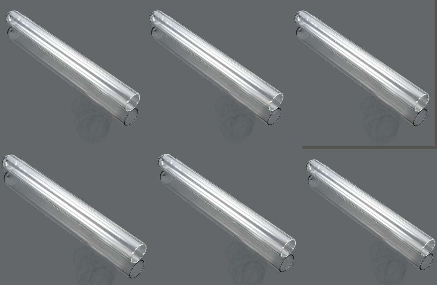 Labworld Glass Test tube 100 pcs 12x75mm with rim borosilicate glass ...