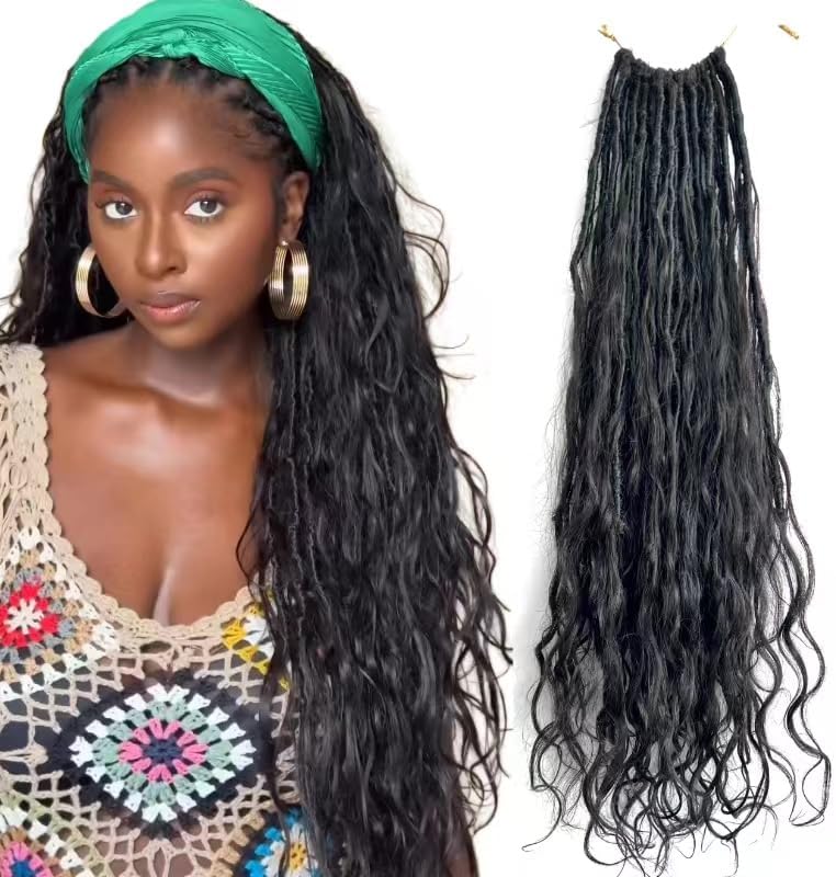 Amazon.com : ToyoTress Boho Human Hair Locs - 12 Inch 8 Packs Ombre ...