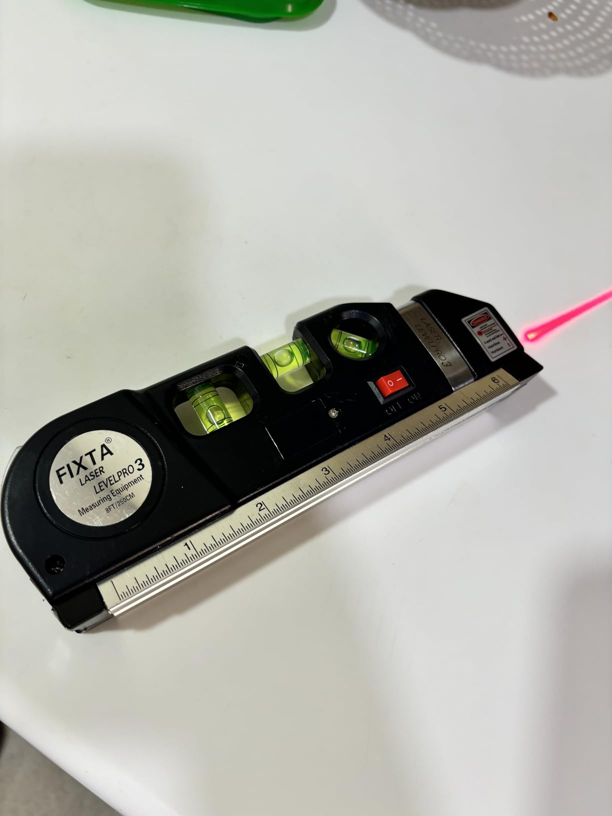 Laser level, Multipurpose Laser tape measure Line 8ft+ Tape Measure ...