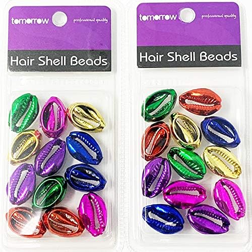 Amazon.com : Crispy Collection Tomorrow sea shell cutted hair beads ...