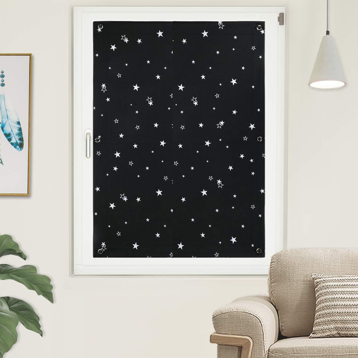 Amazon.com: RYB HOME Blackout Blinds Curtain for Window - Travel ...