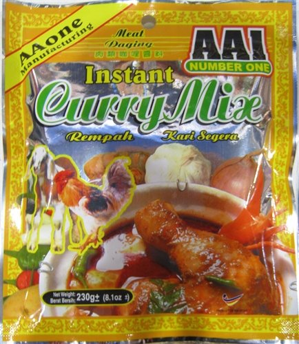 Amazon.com : AA1 Instant Curry Mix for Meat 8.1oz (230 g) (3 Pack ...